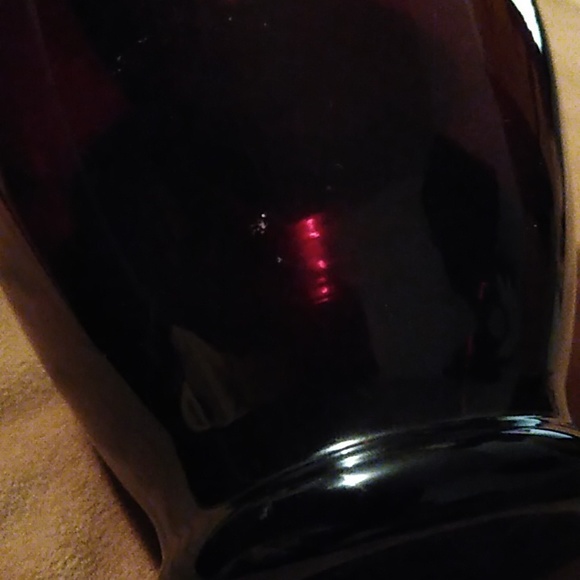 Anchor Hocking | Accents | Royal Ruby Vintage Flower Bouquet Vase Blood ...